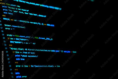 frontend code background javascript language coding is on the screen