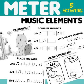 Introduction To Meter Time Signature Activities By Iza Piano Studio