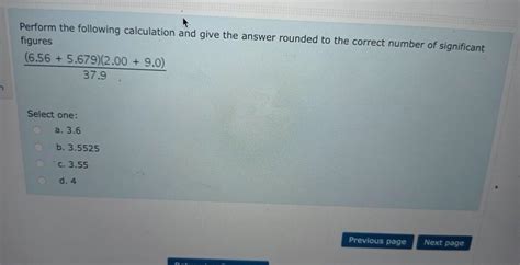 Solved Perform the following calculation and give the answer | Chegg.com