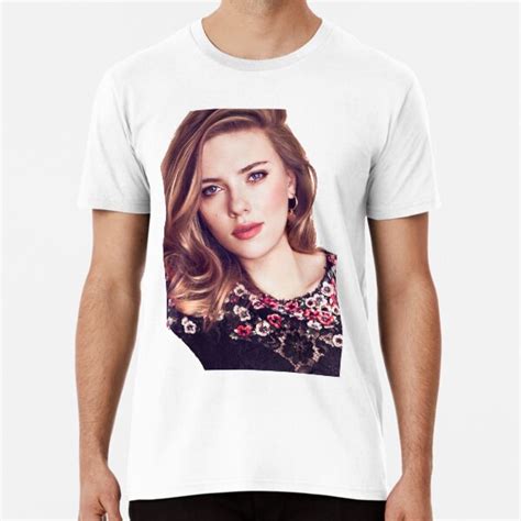 Scarlett Johansson 1 T Shirt For Sale By Nessaelanesse Redbubble