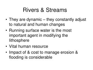 PPT Rivers And Streams PowerPoint Presentation Free Download ID 2124615