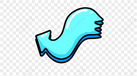 만화 파란색 귀여운 일러스트 화살표상징아름다운푸른