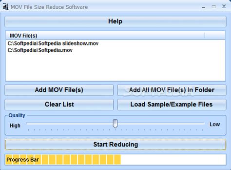 Mov File Size Reduce Software 70 Download Review Screenshots