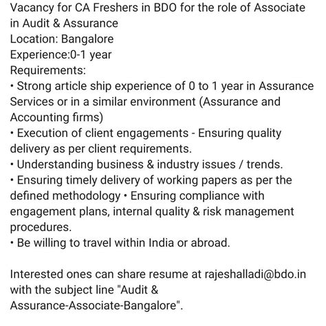 Garlapati Mahendra Dileep Kumar On Linkedin Ca Cajobs Banglore