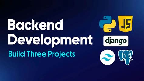 backend development course build 3 projects