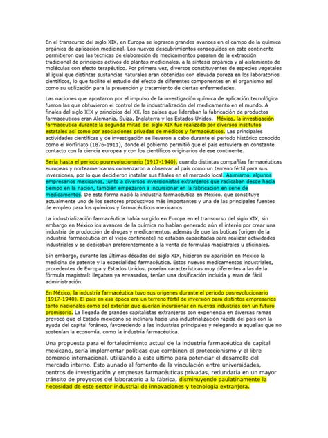 Sex Pdf Industria Farmacéutica México