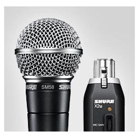 Shure Sm58 X2u Usb Digital Bundle Vocal Microphone Jim Laabs Music Store