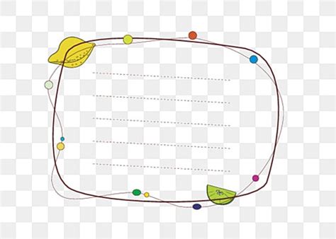 Freehand Vector Hd Images Freehand Cartoon Border Dialog Elements