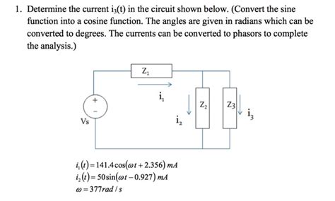 using phasor techniques solve for the voltage v t in