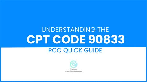 Cpt Code 90833 Key Insights For Mental Health Billing