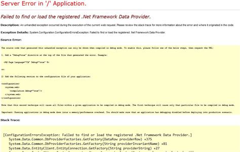 Solved Asp Net Could Not Load File Or Assembly Error At Build Time