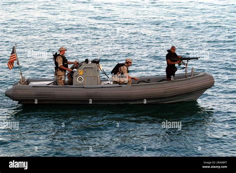 Us Navy A Vessel Boarding Search And Seizure Team Vbss Boat Assigned