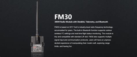 siyi fm30 2 4ghz 30km telemetry bluetooth long range transmitter module