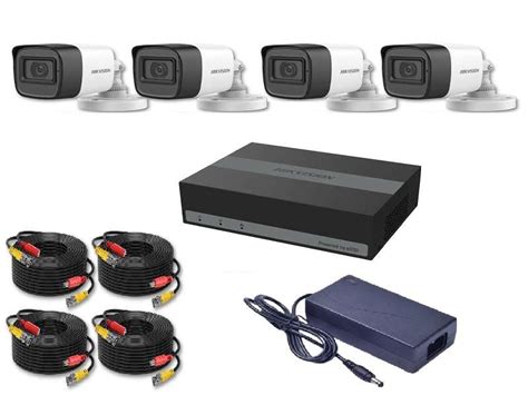 Cctv And Cctv Kits Hikvision 4ch 2mp Edvr 512gb Bullet Kit For Sale In