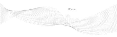 grey airy particles flow vector design abstract background with wave