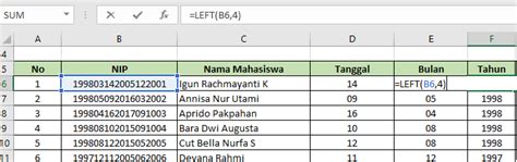 Left Mid And Right Function In Excel By Maulina Kartika Medium