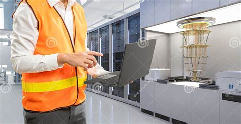 Quantum Engineering Technology With Engineer Develop Quantum Computer