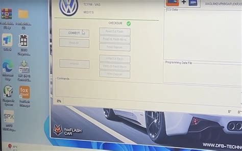 how to read ecu with foxflash via hotspot outside