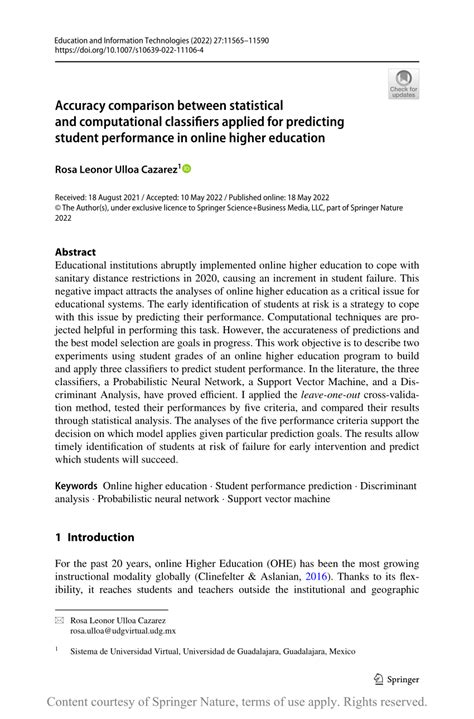 accuracy comparison between statistical and computational classifiers