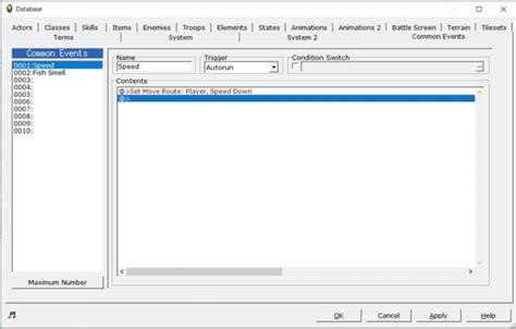 Cant Decrease My Player Movement Speed Rpg Maker 2003 Rrpgmaker