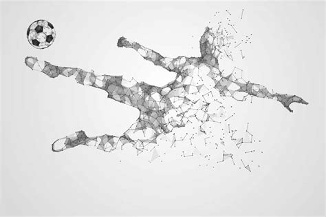 طرح لایه باز پس زمینه بازیکن فوتبال