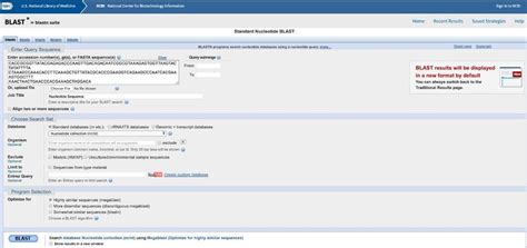 Enter Each Sequence Individually In The Enter Query Sequence Box