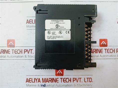 ge fanuc ic693mdl645d input module 24v aeliya marine