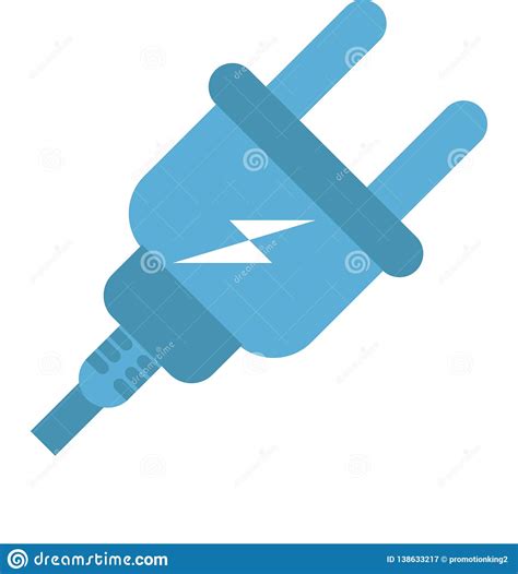 plug isolated color vector icon that can be easily modified or edit