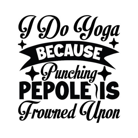 Premium Vector Funny Yoga Design
