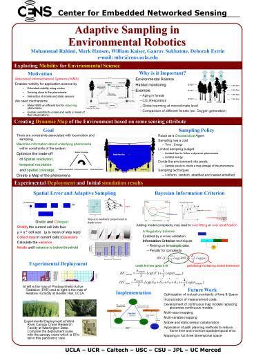 ppt adaptive sampling in environmental robotics powerpoint