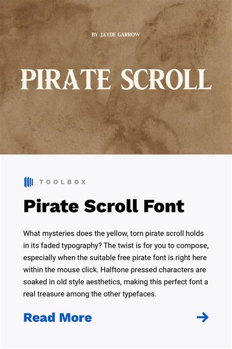 Pirate Scroll Font Free Download