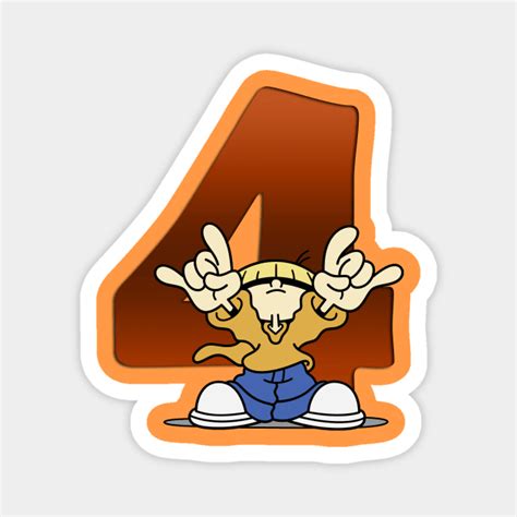 Knd Number 4 Knd Magnet Teepublic