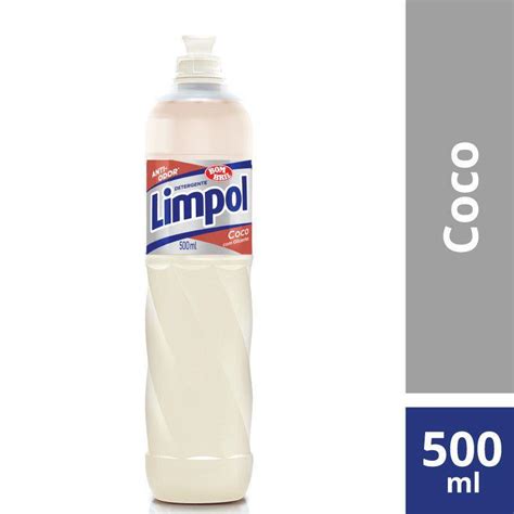 Detergente Limpol Coco 500ml Detergente Magazine Luiza