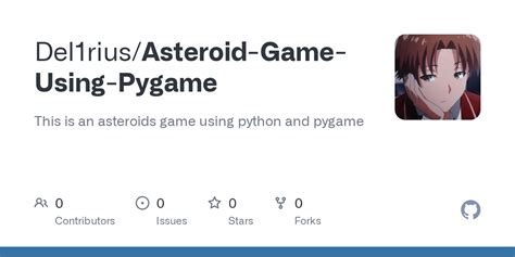 Github Del1riusasteroid Game Using Pygame This Is An Asteroids Game