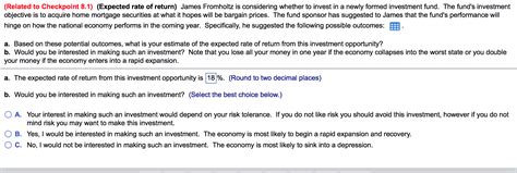 Solved Expected Rate Of Return State Of Chegg Com
