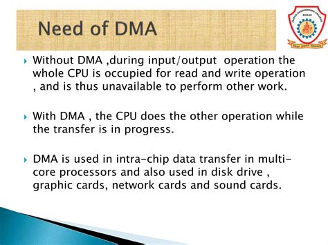 Dma And Dma Controller Ppt