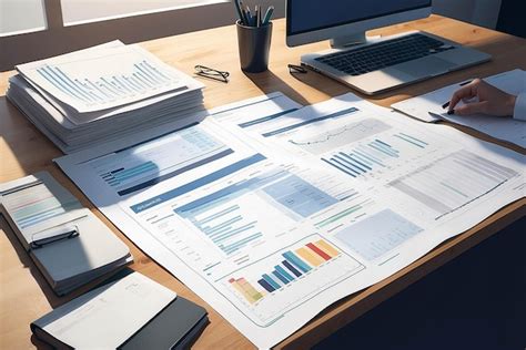 spreadsheets concept illustration premium ai generated image