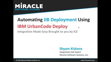 Iib Deployment Automation Using Ibm Ucdurbancode Deploy Youtube