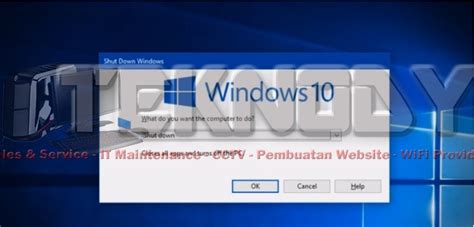 Shutdown Windows Tanpa Harus Update Windows 10 Teknody