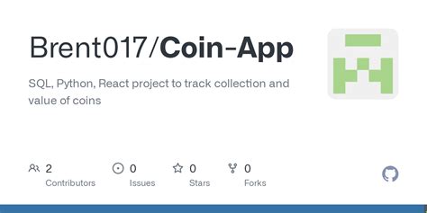 Github Brent017coin App Sql Python React Project To Track