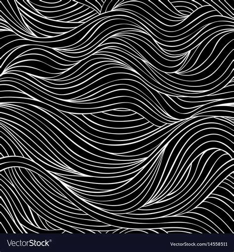 Curved Lines Pattern Royalty Free Vector Image
