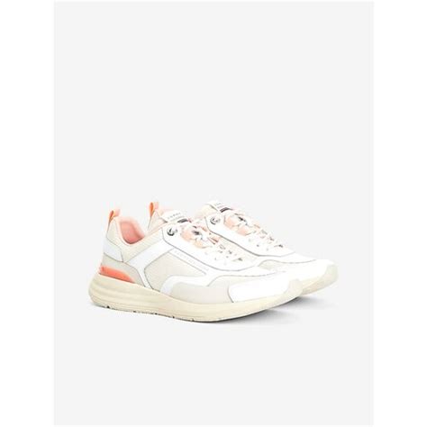 Tommy Hilfiger White Cream Womens Sneakers Feminine Women