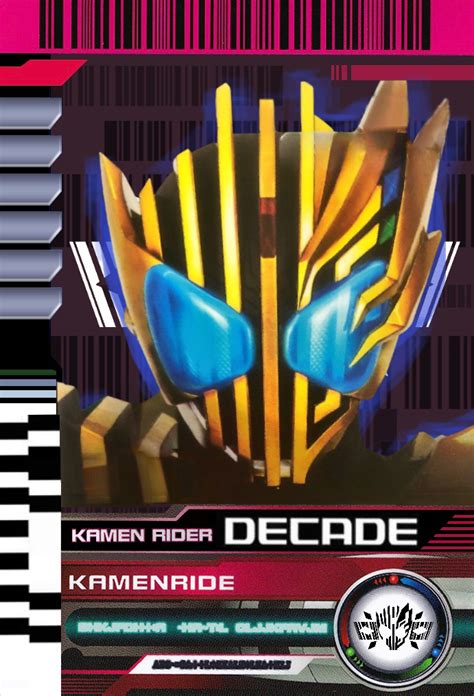 Decade Legend Card Gorgeous Decade Front By Kamenfanart On Deviantart
