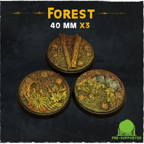 Forest Warhammer Aos Miniature Bases Etsy