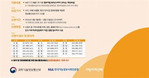 중랑 장애인 디지털 접근성 제고 대작전 ‘정보통신보조기기 보급사업 신청자 모집