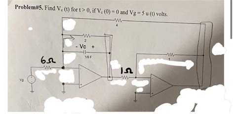 Solved Problem Find Vc T For T If Vc And Chegg Com