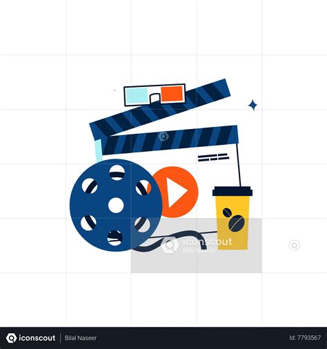 Cinema Clapper Animation Free Download Entertainment Animations Iconscout