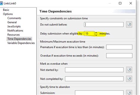 How To Set Use Variable For Do Not Submit Before Field On Job ESP DSeries Workload Automation