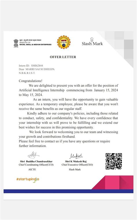 Slashmark Artificialintelligence Slashmarkinternship Sai Sudheepa