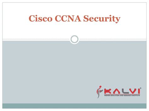 Ppt Cisco Ccna Security Powerpoint Presentation Free Download Id 8417386